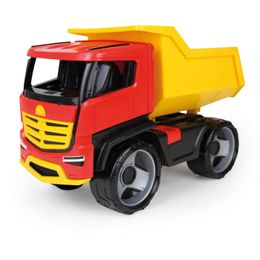 LENA® Spielzeug-LKW Giga Trucks, Muldenkipper Titan, Made in Europe, bunt|gelb|rot