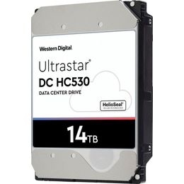 Western Digital Ultrastar DC HC530 14TB SAS HDD-Festplatte (14 TB) 3,5", Bulk, schwarz|silberfarben