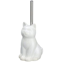 Wenko WC-Garnitur Cat Weiß, (1-tlg), Keramik, weiß