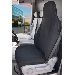 WALSER Autositzauflage, Set, 1-tlg., Transporter Universal Highback, grau