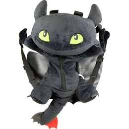 United Labels® Kinderrucksack Dreamworks Dragons - Ohnezahn, 60 cm, schwarz