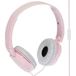 Sony MDR-ZX110AP Faltbarer On-Ear-Kopfhörer (Freisprechfunktion, integrierte Steuerung für Anrufe und Musik, mit Headsetfunktion), rosa