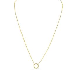 Nana Kay Kette mit Anhänger Pretty Twist, Kreis, ST1855, ST1856, gelb|goldfarben