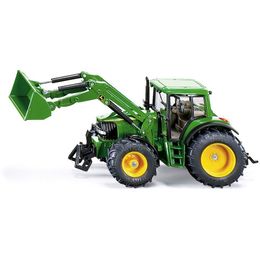 Siku Spielzeug-Traktor Siku Farmer, John Deere mit Frontlader (3652), grün