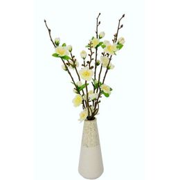 Kunstblume Kirschblütenbund, I.GE.A., Höhe 41 cm, Vase aus Keramik, weiß