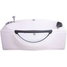 Sanotechnik Whirlpool-Badewanne Acryl, (4-tlg), 170/90/68 cm, mit Fenster, Acryl, weiß