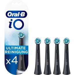 Oral-B Aufsteckbürsten iO Ultimative Reinigung BLACK, iO Technologie, schwarz