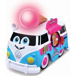 bbJunior Spielzeug-Bus VW Magic Ice Cream Bus, mit Licht- und Soundeffekten, bunt