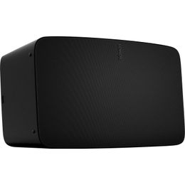 SONOS Five Smart Speaker (LAN (Ethernet), WLAN, WLAN Speaker für Musikstreaming), schwarz