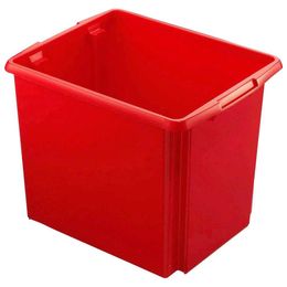Stapelbox (Set, 10 St), BxTxH: 36x45,5x36 cm, 45 l, rot