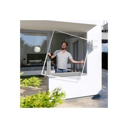 Windhager Insektenschutz-Fensterrahmen Spannrahmen PLUS, BxH: 100x120 cm, weiß