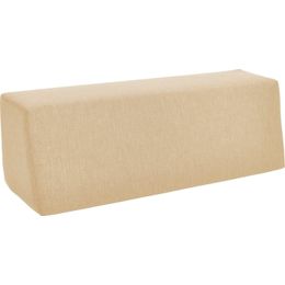 Müllermöbel Müller SMALL LIVING Polsterauflage Rückenkissen (eckig) für Stapelliege, in zwei hochwertigen Bezugsstoffen, beige