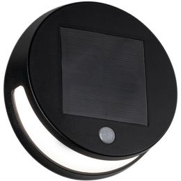 Paulmann LED Außen-Wandleuchte Helena, Bewegungsmelder, LED fest integriert, Warmweiß, LED-Board, Solar, mit Bewegungsmelder, grau