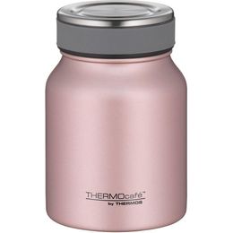 Thermos Thermobehälter ThermoCafé, Edelstahl, (1-tlg), 0,5 Liter, goldfarben|rosa