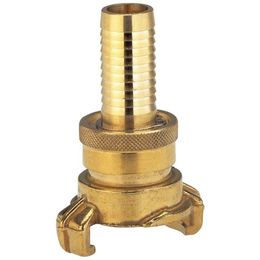 Gardena Schlauchstutzen 7122-20, Saugkupplung Messing für 32 mm (1 1/4), goldfarben