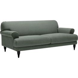 Lovi Sofa Ginger, 2-Sitzer, Füße in Buche, Sitzunterfederung mit Polsterunterlage, grün
