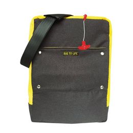 Bag to Life Messenger Bag Aviator Bag, mit praktischer Einteilung, gelb
