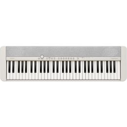 Casio Home-Keyboard Piano-Keyboard, CT-S1WESP, ideal für Piano-Einsteiger und Klanggourmets, weiß
