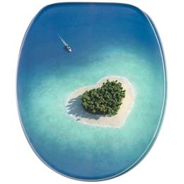 Sanilo WC-Sitz Dream Island, blau|grün