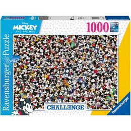 Ravensburger Puzzle Challenge, Mickey, 1000 Puzzleteile, FSC® - schützt Wald - weltweit; Made in Germany, bunt