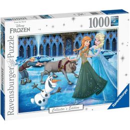 Ravensburger Puzzle Disney Frozen, Die Eiskönigin, 1000 Puzzleteile, Made in Germany, FSC® - schützt Wald - weltweit, blau