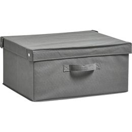 zeller Present Organizer Faltbar (1 St), Aufbewahrungsbox, mit Deckel, Tiefe: ca. 35 cm, Breite: ca. 41 cm, grau