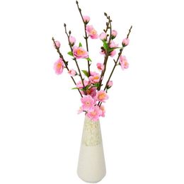Kunstblume Kirschblütenbund, I.GE.A., Höhe 41 cm, Vase aus Keramik, rosa