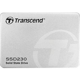Transcend SSD230S 256GB interne SSD (256 GB) 2,5" 530 MB/S Lesegeschwindigkeit, 400 MB/S Schreibgeschwindigkeit, silberfarben