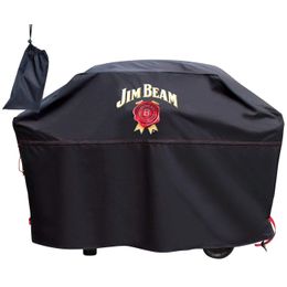 Jim Beam BBQ Grill-Schutzhülle Premium, BxLxH: 106x58x152 cm, schwarz