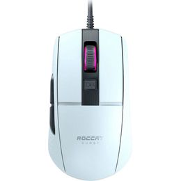 Roccat Burst Core Gaming-Maus (kabelgebunden), weiß