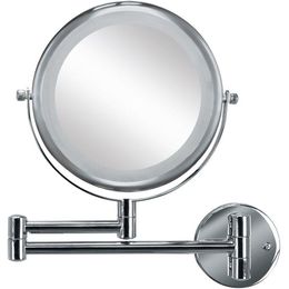 Kleine Wolke Kosmetikspiegel Brilliant Mirror, 3-fach Vergrösserung, silberfarben