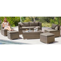 Merxx Gartenlounge-Set Vigo, braun