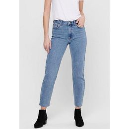 Only High-waist-Jeans ONLEMILY LIFE, blau