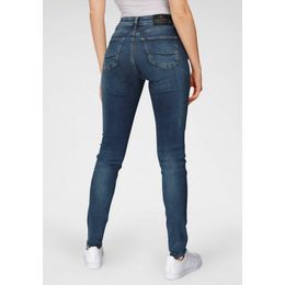 Herrlicher Slim-fit-Jeans SUPER G SLIM Reused Denim Powerstretch, blau