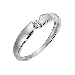 Firetti Diamantring Schmuck Geschenk Gold 375 Damenring Verlobungsring Goldring Solitär, mit Brillant, goldfarben|silberfarben|weiß
