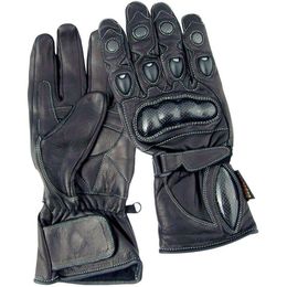 Roleff Motorradhandschuhe Racewear winddicht, wasserdicht, schwarz