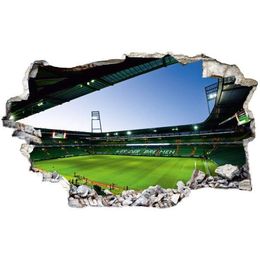 Wall-Art Wandtattoo Fußball Werder Bremen Logo (1 St), selbstklebend, entfernbar, bunt