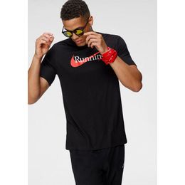 Nike Laufshirt Dri-FIT Men's Running T-Shirt, schwarz