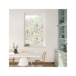 Fensterfolie Fensterfolie selbstklebend, Sichtschutz, My Bohemian Garden - Bunt, LICHTBLICK ORIGINAL, blickdicht, glatt, bunt
