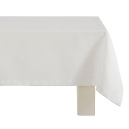 Dreams Tischdecke UNI, mit ca. 2,5 cm breitem Saum und edler Briefecke, weiß
