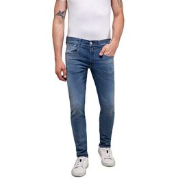 Replay Slim-fit-Jeans ANBASS HYPERFLEX BIO, blau