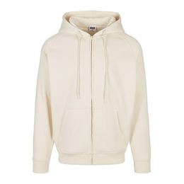 Urban Classics Zip-Up Hoodie male Beige size S