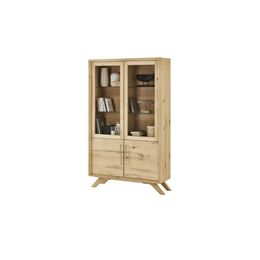 Gray & Jones Doppelvitrine Cap Ferrat One ¦ holzfarben ¦ Maße (cm): B: 120 H: 205 T: 43.0 » Höffner
