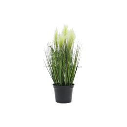 EUROPALMS Federgras, wei&szlig;, 60cm, Kunstpflanze