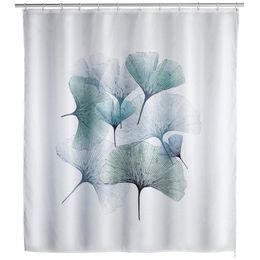 Wenko Duschvorhang Ginko Breite 180 cm, Höhe 200 cm, Textil (Polyester), bunt|weiß