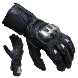 PROANTI Motorradhandschuhe Racing Pro, schwarz