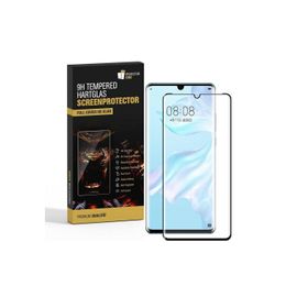 Protectorking Schutzfolie 2x 9H Panzerglas für Huawei P30 Pro FULL CURVED Displayschutz Schutzgl