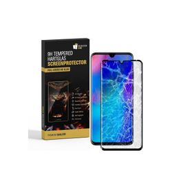 Protectorking Schutzfolie 1x 9H Hartglas für Huawei P30 Lite FULL COVER Panzerfolie Displayschut