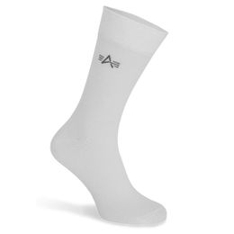 Alpha Industries Basic Socks 3er Pack (Sale) wei&szlig;, Gr&ouml;&szlig;e 40/42