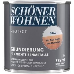 Schöner Wohnen Farbe SCHÖNER WOHNEN FARBE Haftgrund PROTECT GRUNDIERUNG, 375 ml, grau, Grundierung für Nichteisenmetalle, grau